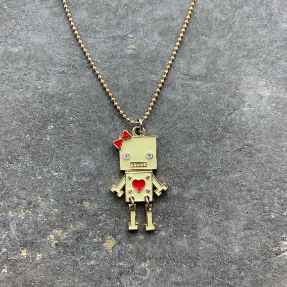 n/a | Jewelry | Robot Girl Necklace | Poshmark